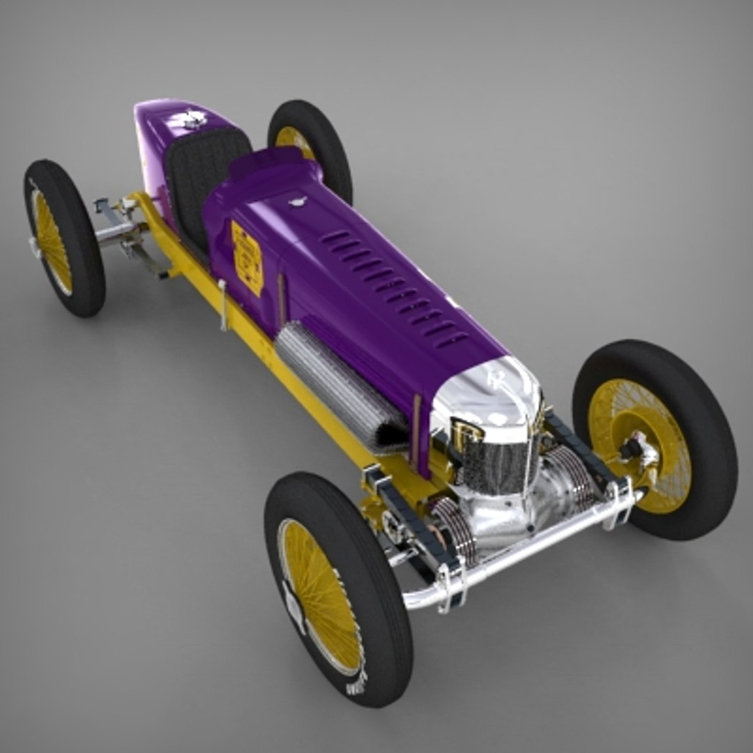 Miller Racing Car 91 3d Obj