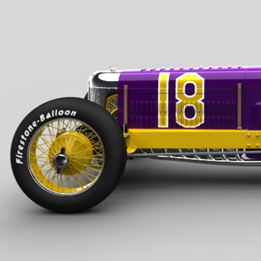 Miller Racing Car 91 3d Obj