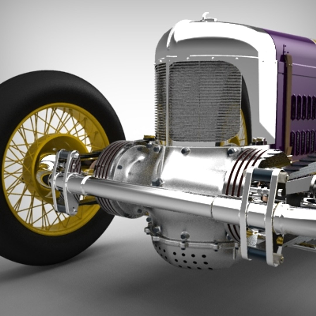 Miller Racing Car 91 3d Obj