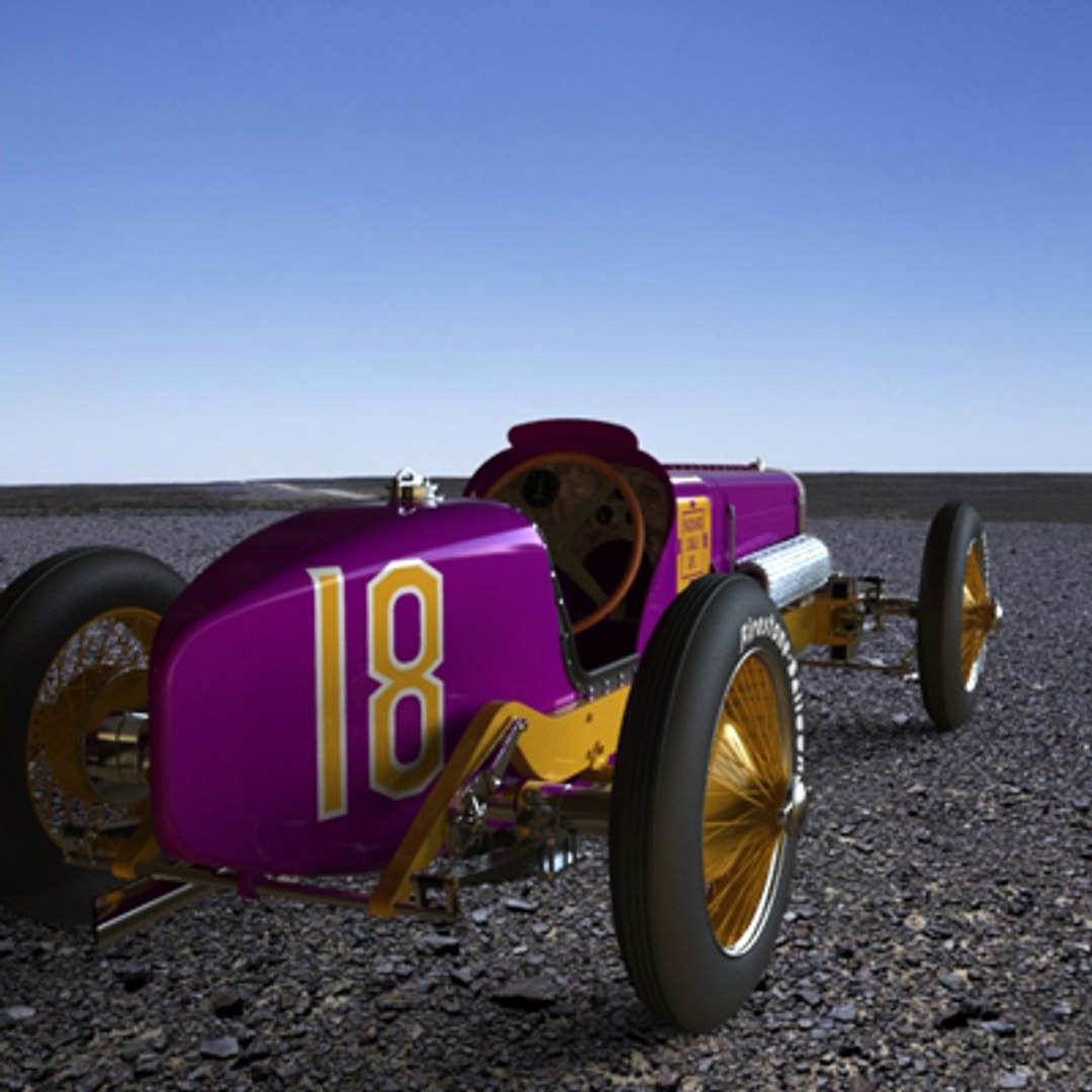 Miller Racing Car 91 3d Obj