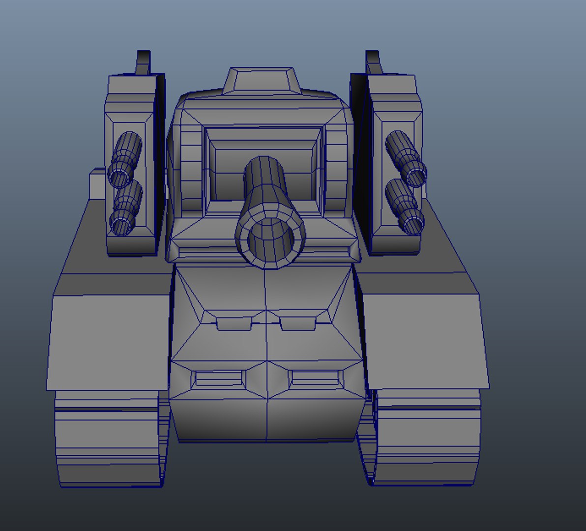 3d Model Cartoon Style Tank