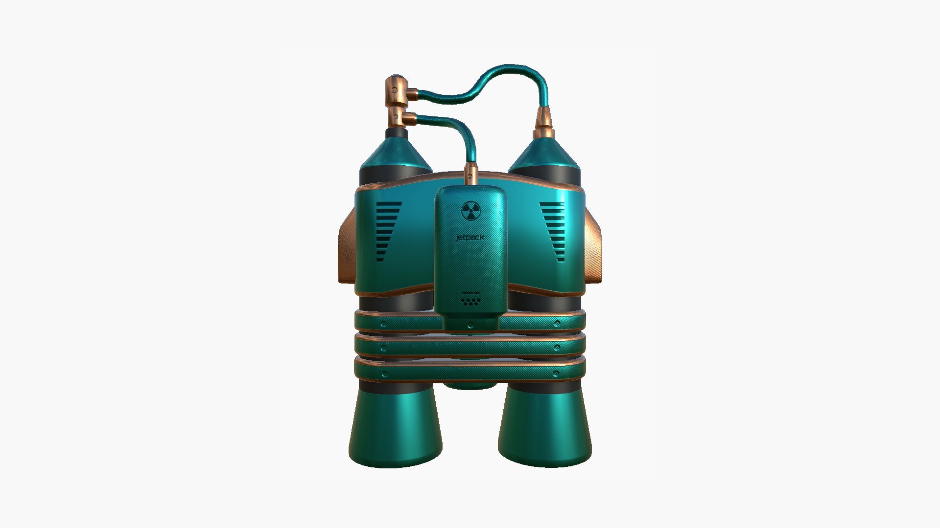 Jetpack E10 Blue Bronze - SciFi Character Design 3D - TurboSquid 1962720