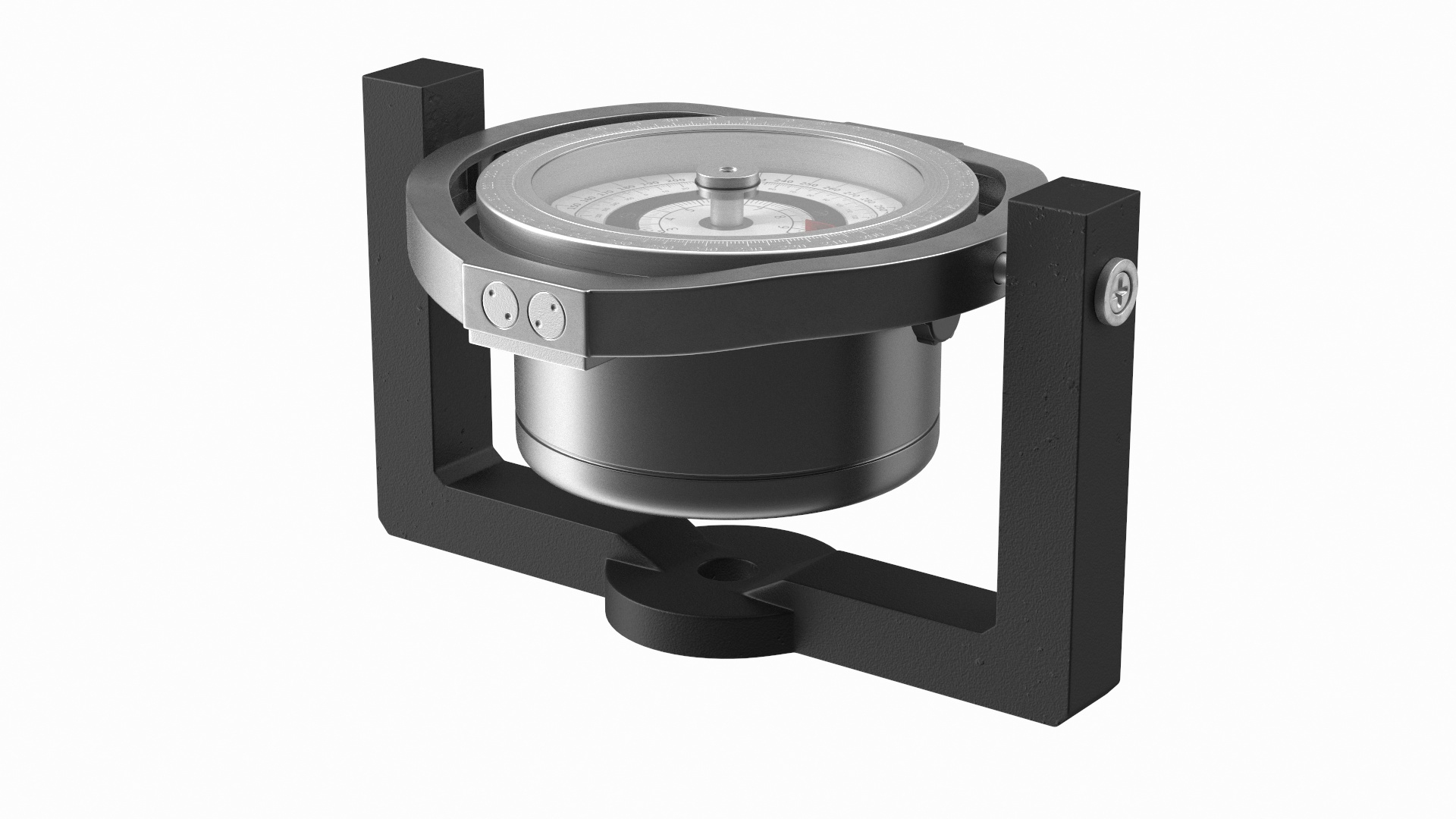 Large Marine Compass Steel 3D Model - TurboSquid 1991652