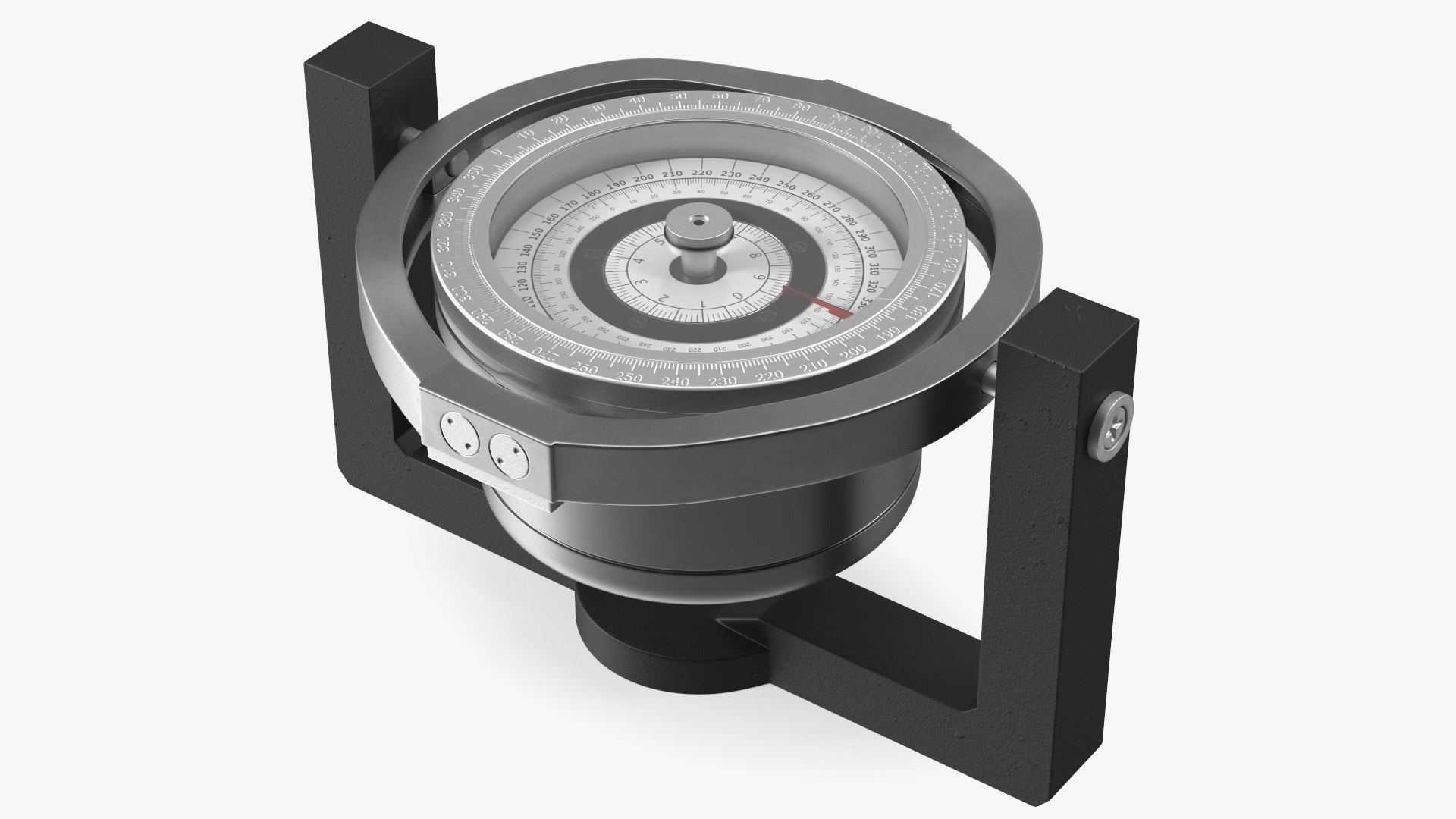 Large Marine Compass Steel 3D model - TurboSquid 1991652