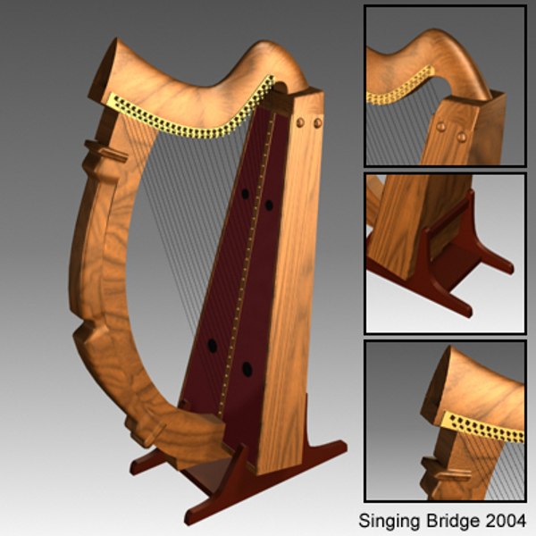 3d music instrument model