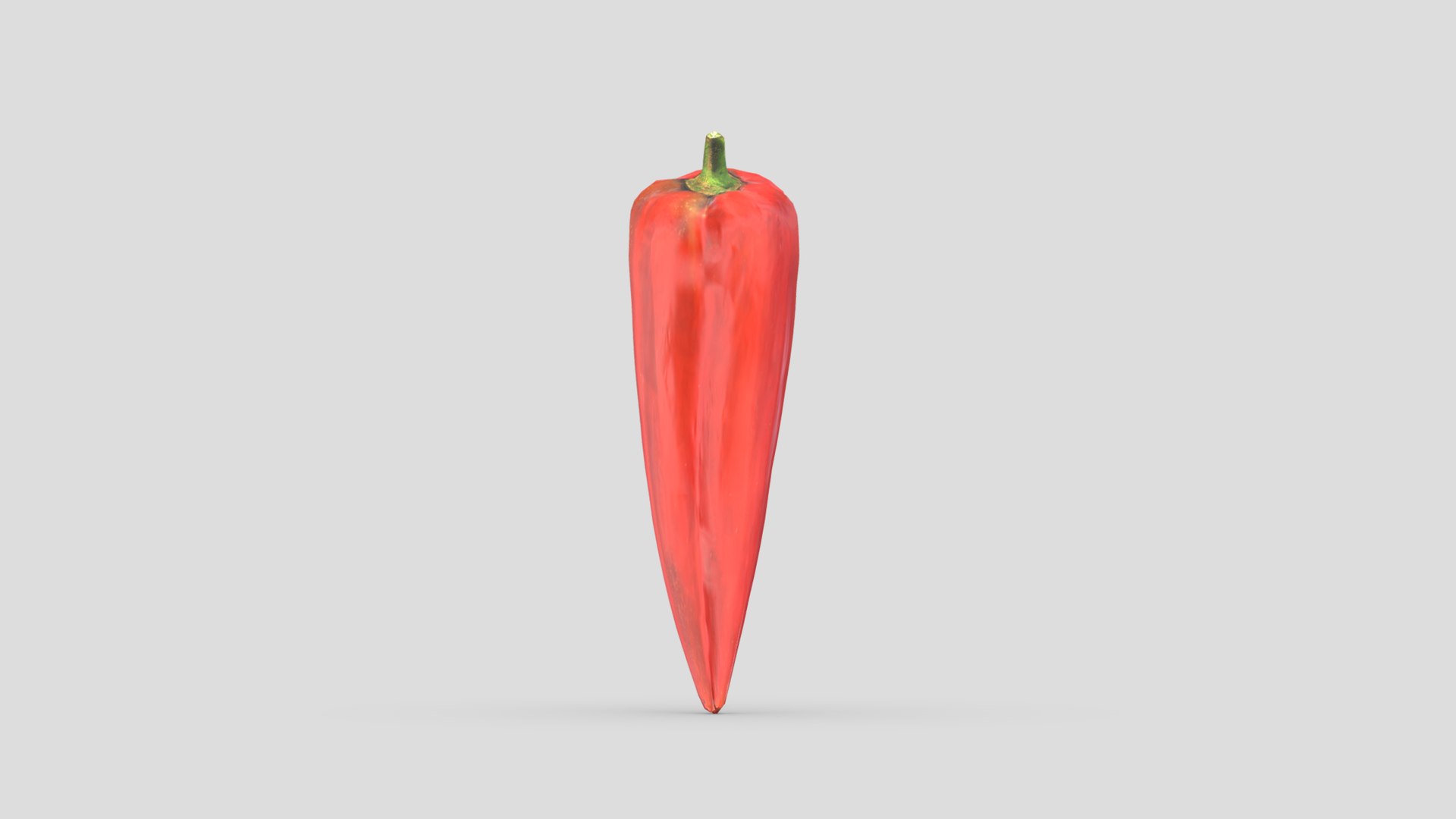 3D Peppers Low Poly - TurboSquid 2251455