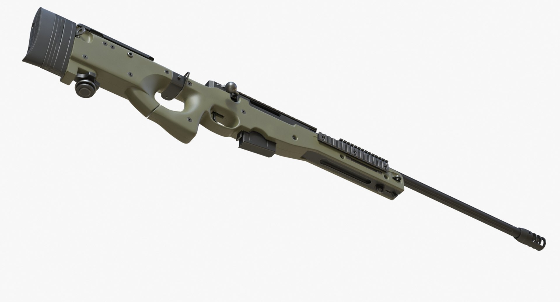 3D Realistic L96a1 338 Lapua - TurboSquid 1339670