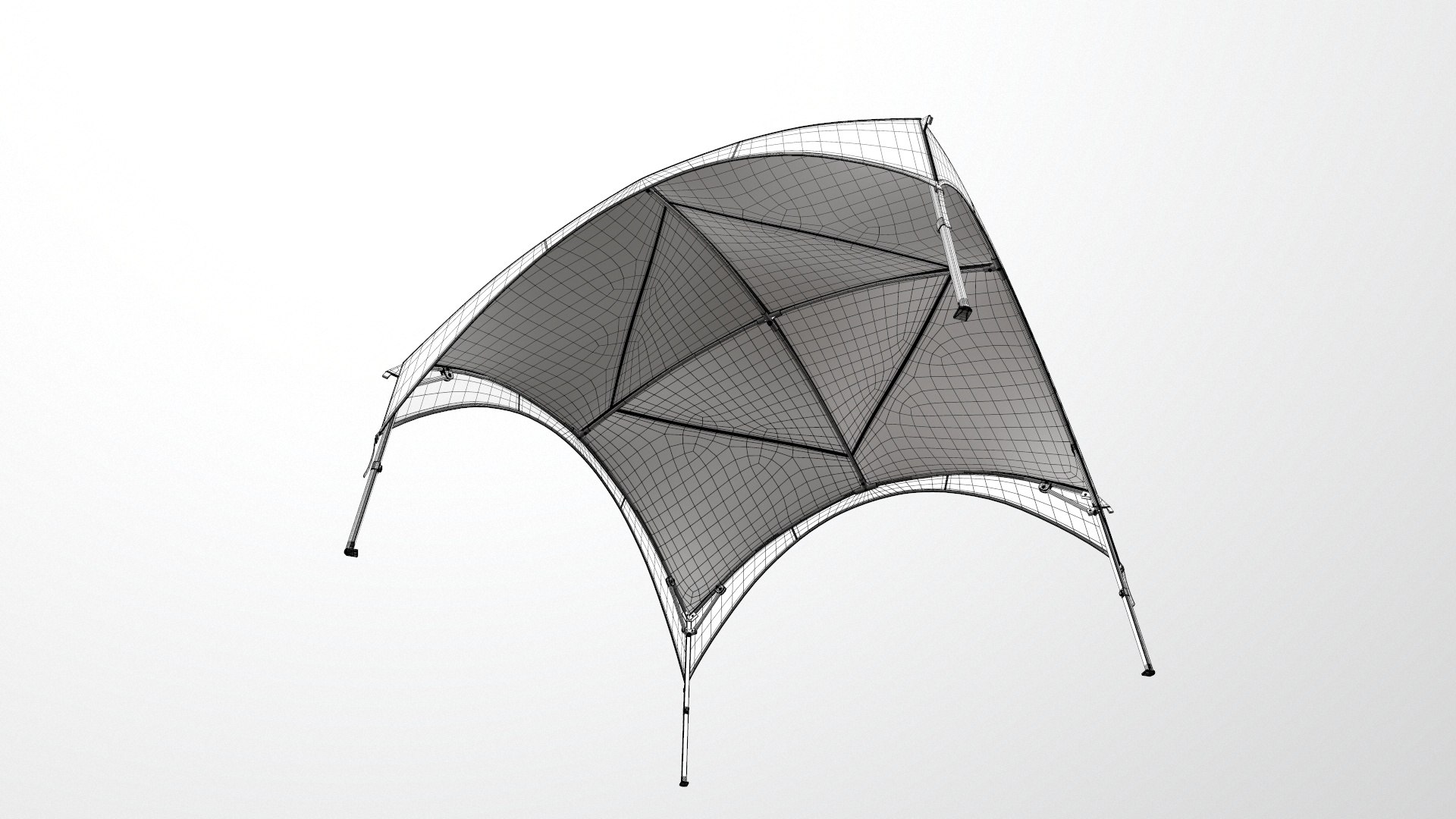 3D Shelter Tent Model - TurboSquid 1966073