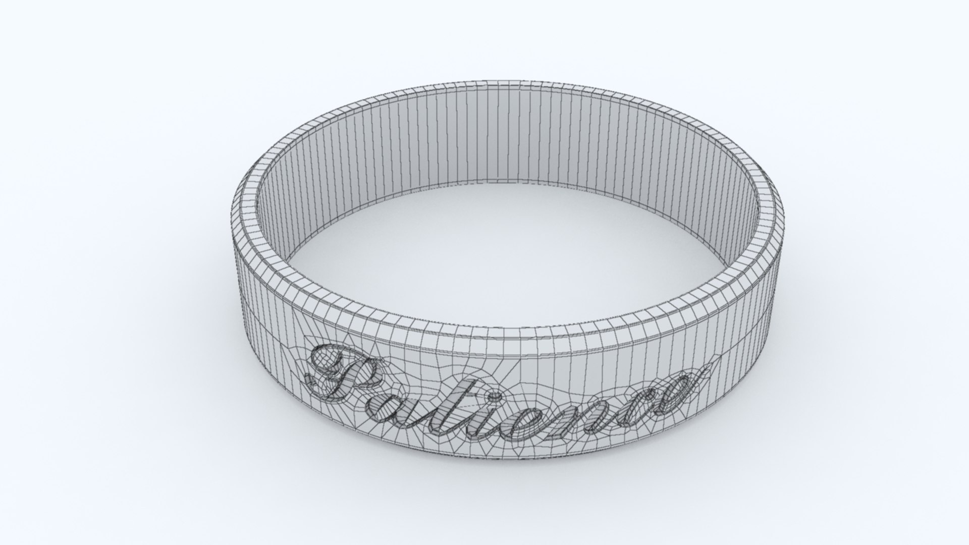 3D Patience Ring Platinum - TurboSquid 1913193