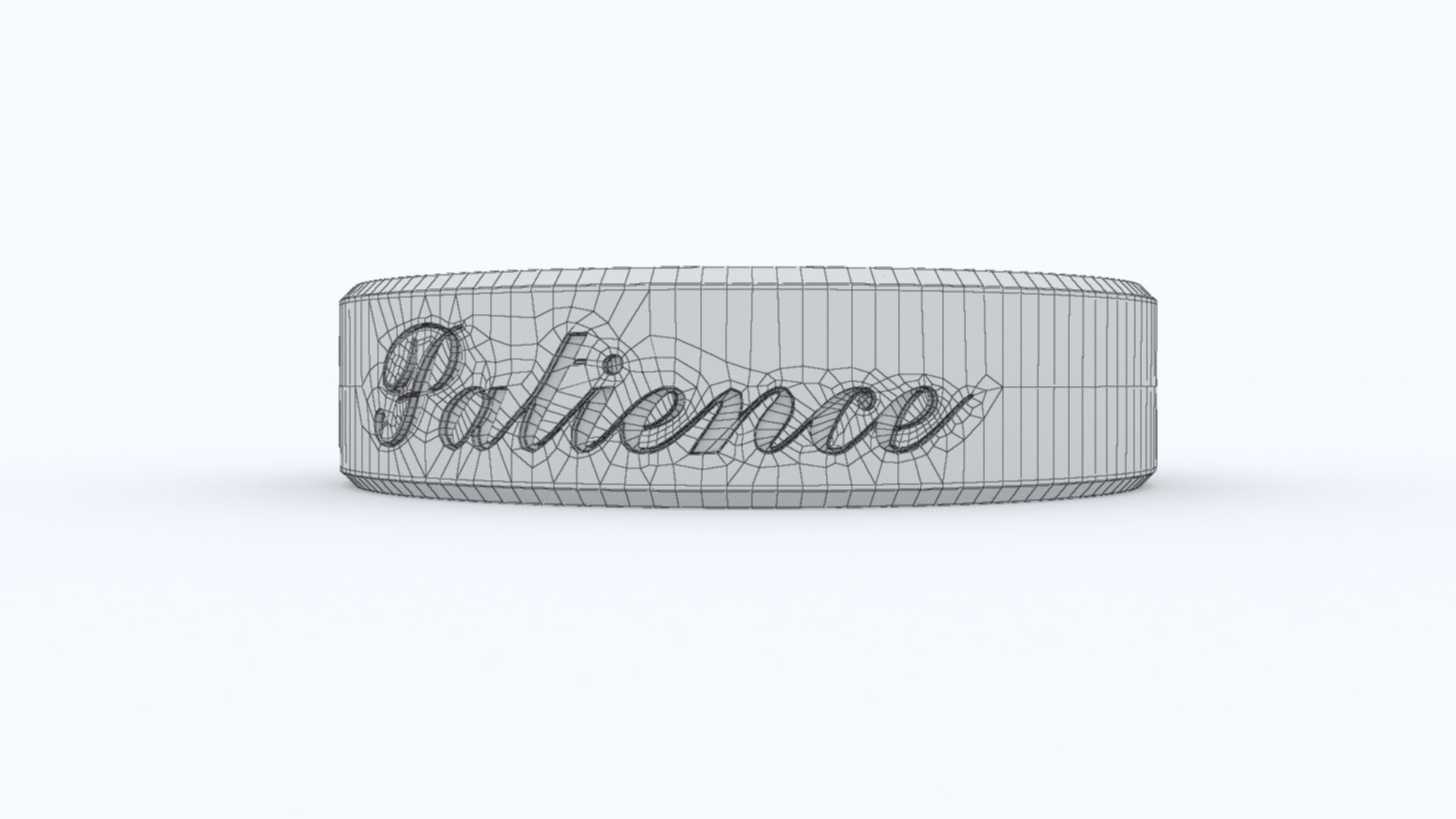 3D Patience Ring Platinum - TurboSquid 1913193