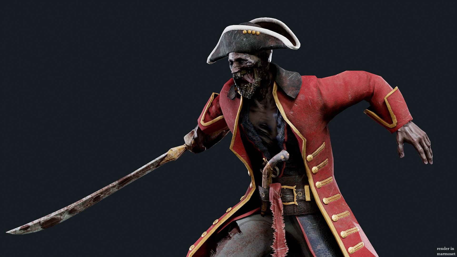 PIRATE UNDEAD 3 Model - TurboSquid 2368732
