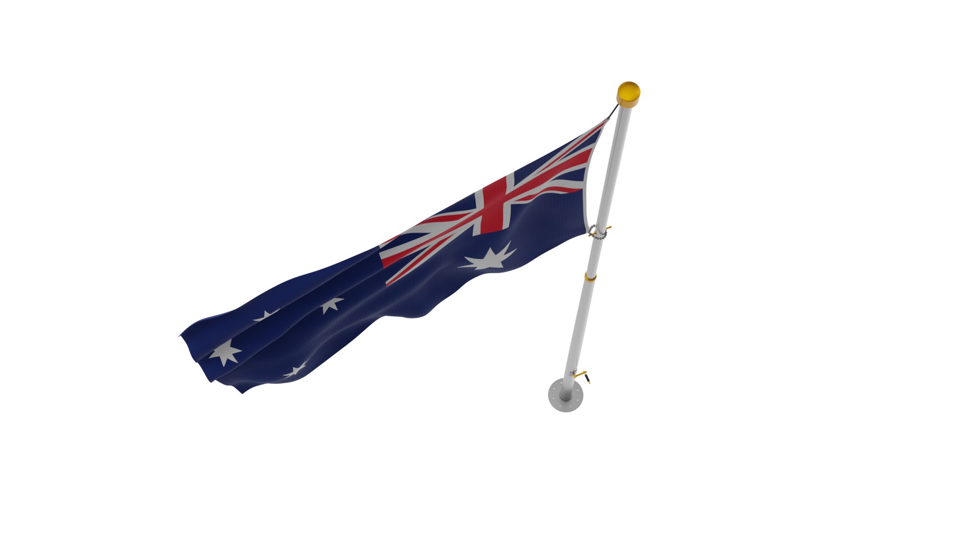 Australian Flags Model - TurboSquid 2207518