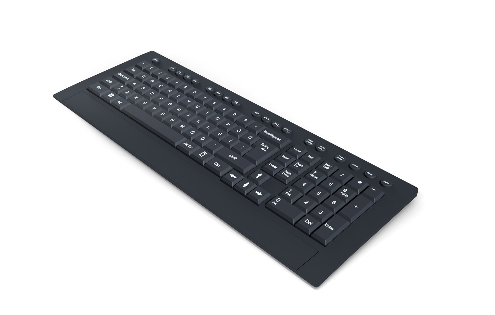 Keyboard Key Board Model - TurboSquid 1456903