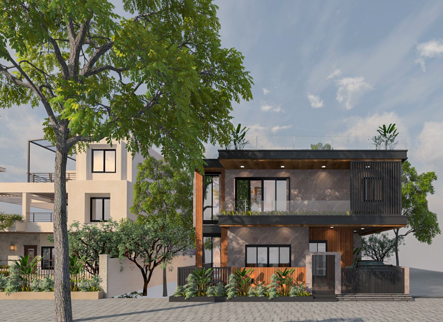 House Elevation Architecture 3D Model - TurboSquid 2146454
