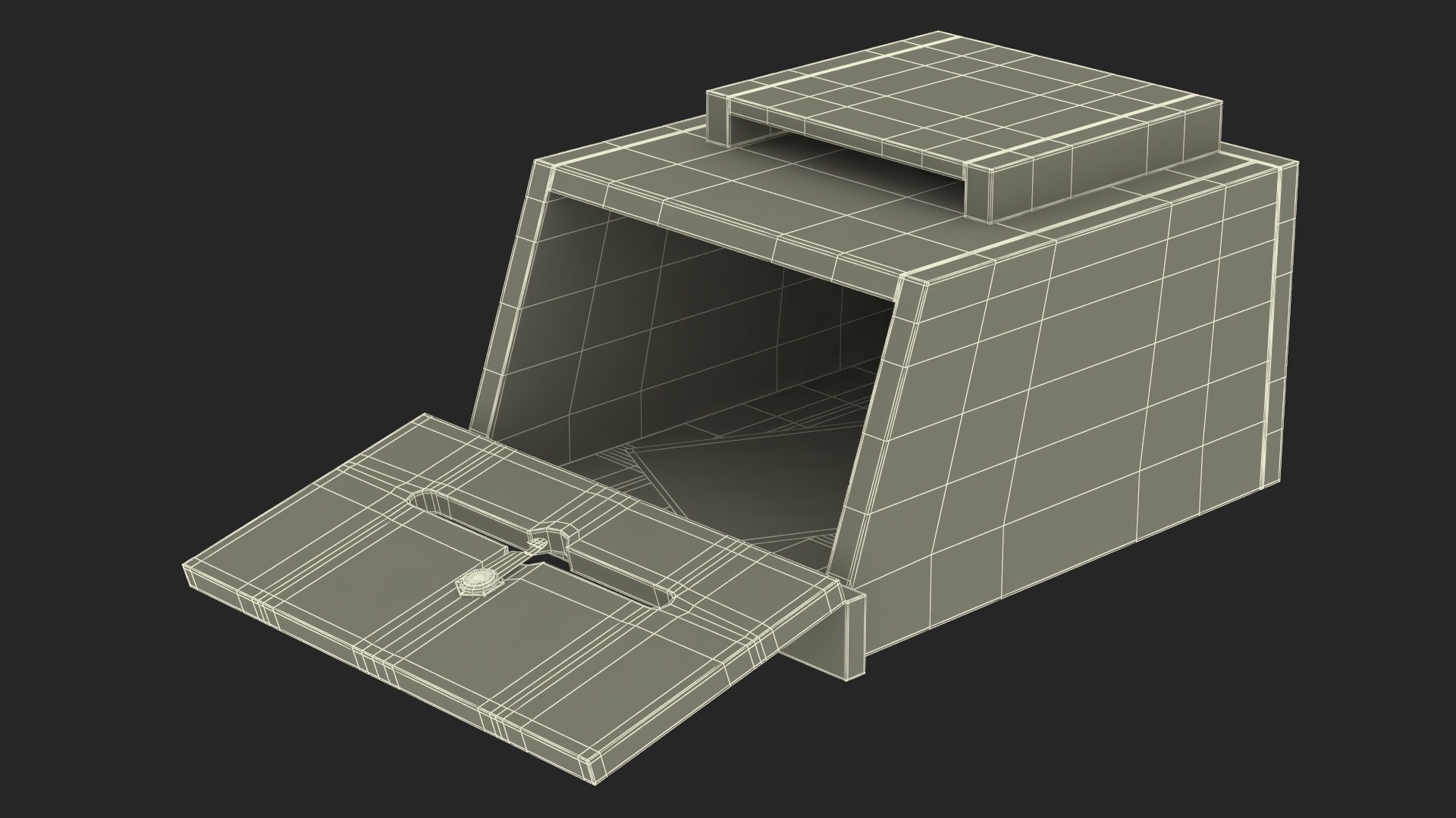 Brown Wooden Suggestion Box With Card Model - TurboSquid 2209130