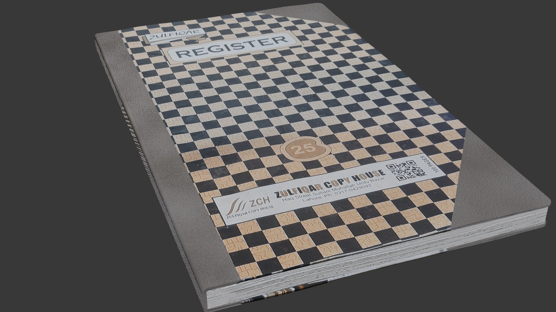 Free Notebook Register 3D Model - TurboSquid 2235130