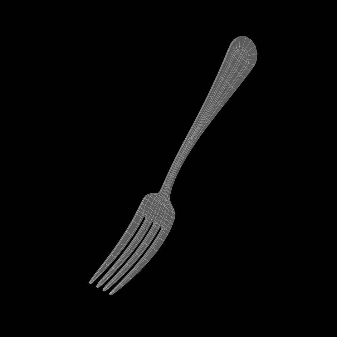 3D Dinner Fork Model | 1148688 | TurboSquid