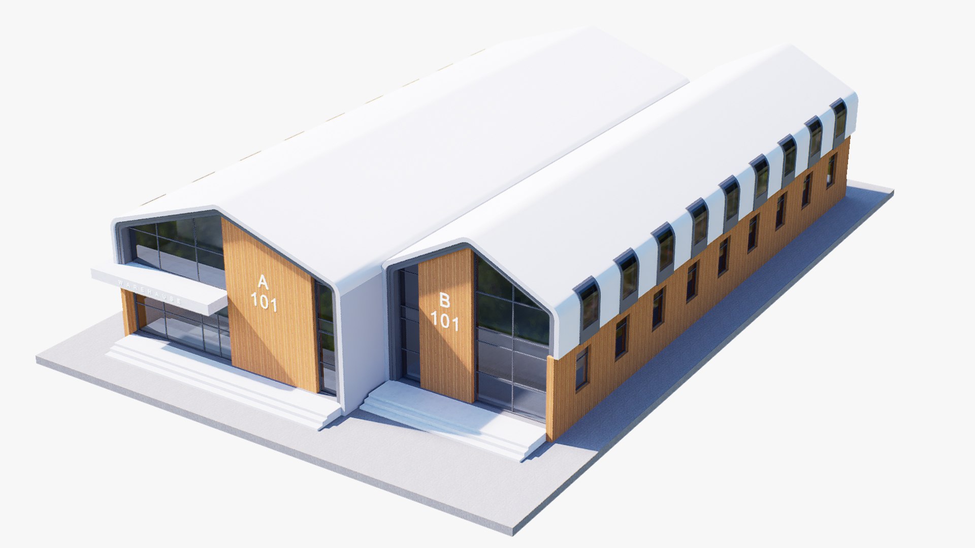 Warehouse Model - TurboSquid 2283027