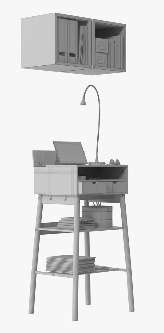 3D Ikea Knotten Standing Desks - TurboSquid 1307600