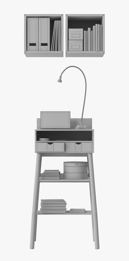 3D Ikea Knotten Standing Desks - TurboSquid 1307600