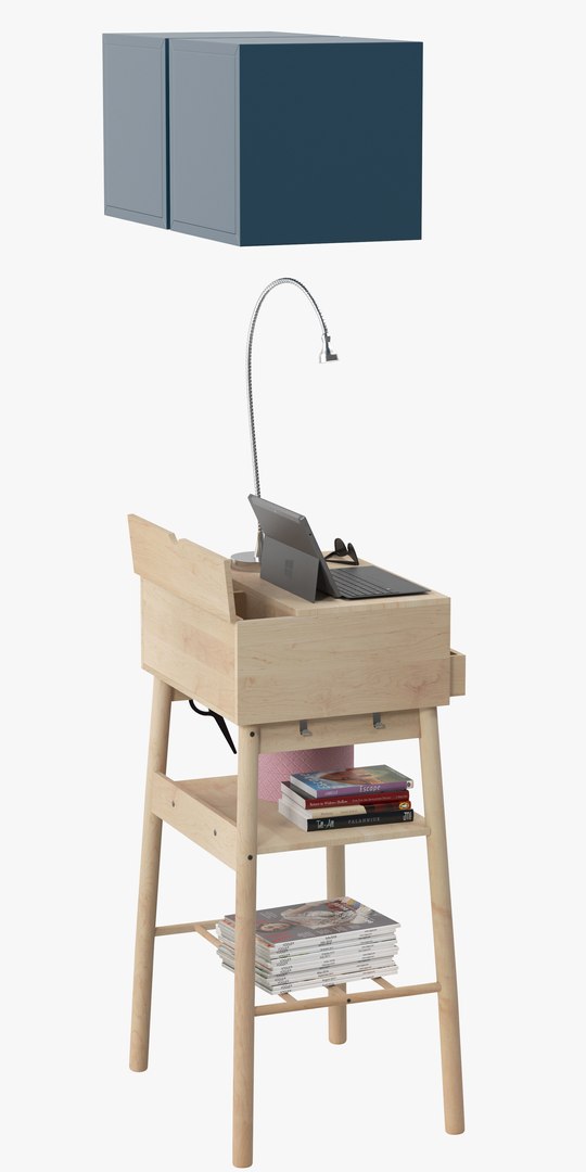 3D Ikea Knotten Standing Desks - TurboSquid 1307600