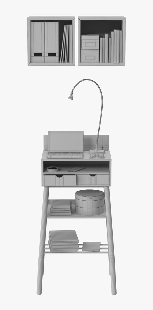 3D Ikea Knotten Standing Desks - TurboSquid 1307600