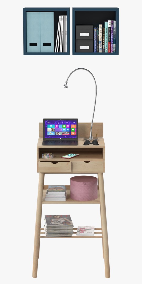 3D Ikea Knotten Standing Desks - TurboSquid 1307600