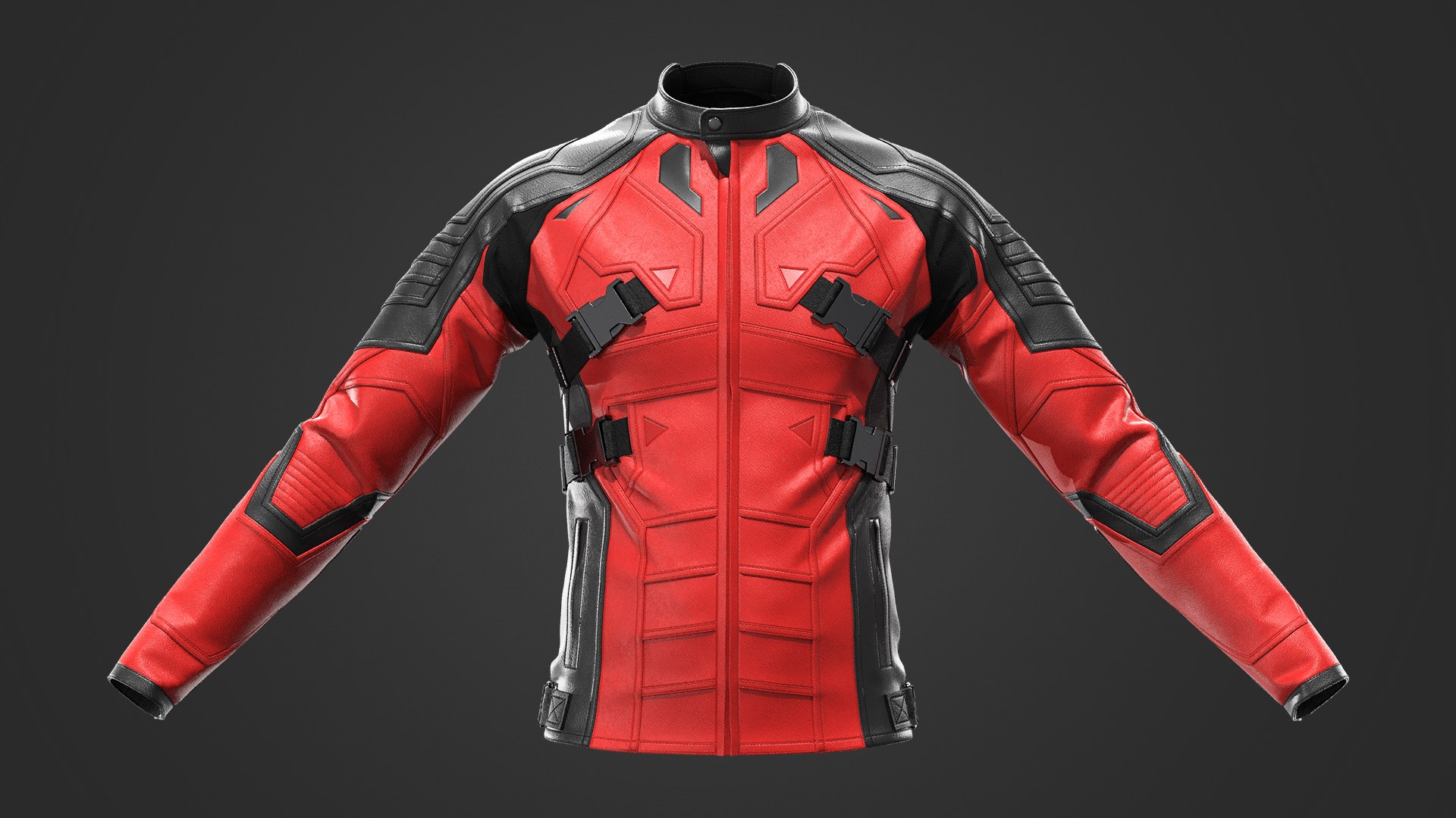 Cyberpunk Leather Jacket 3D Model - TurboSquid 1845875
