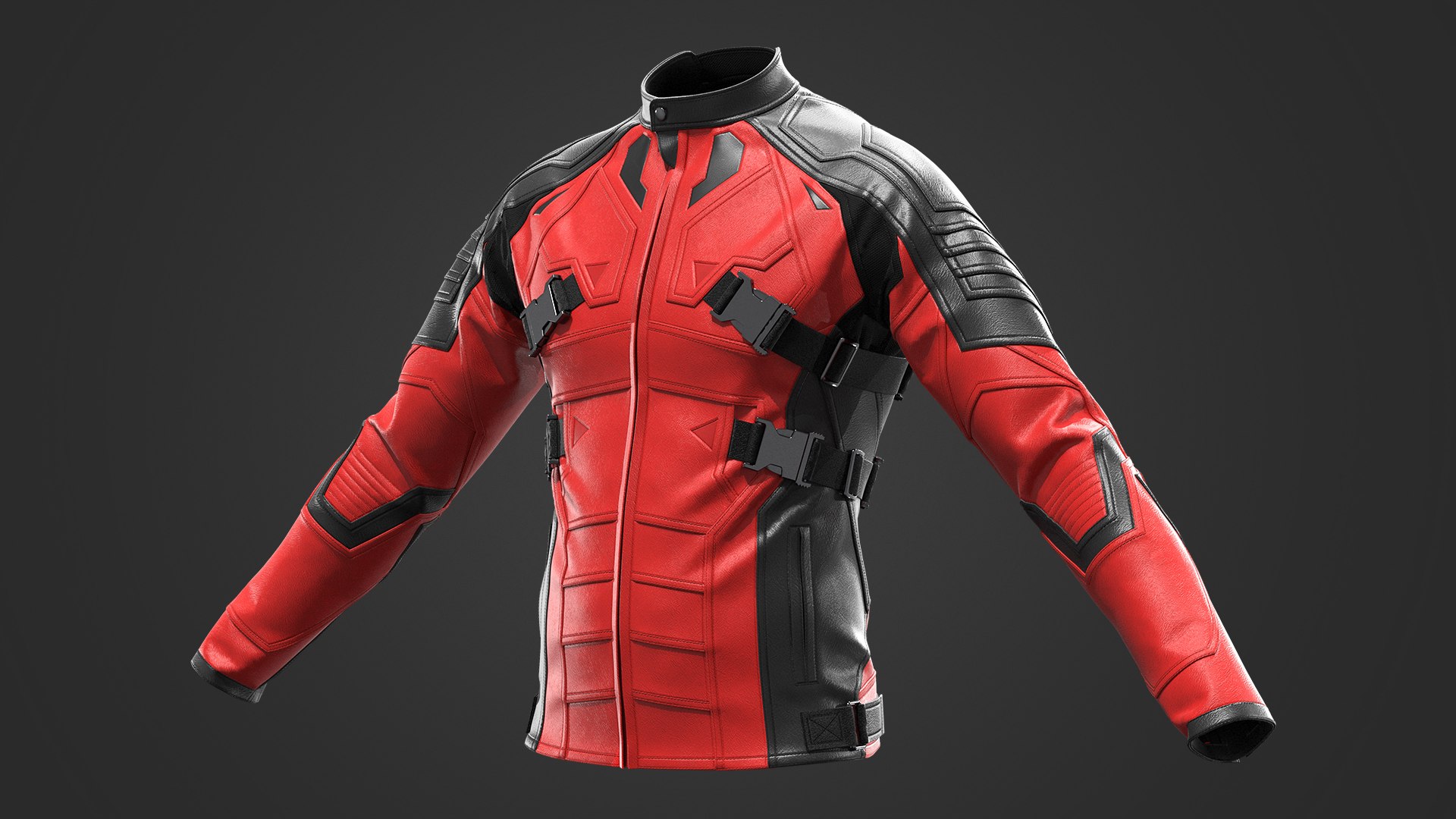 Cyberpunk Leather Jacket 3D Model - TurboSquid 1845875