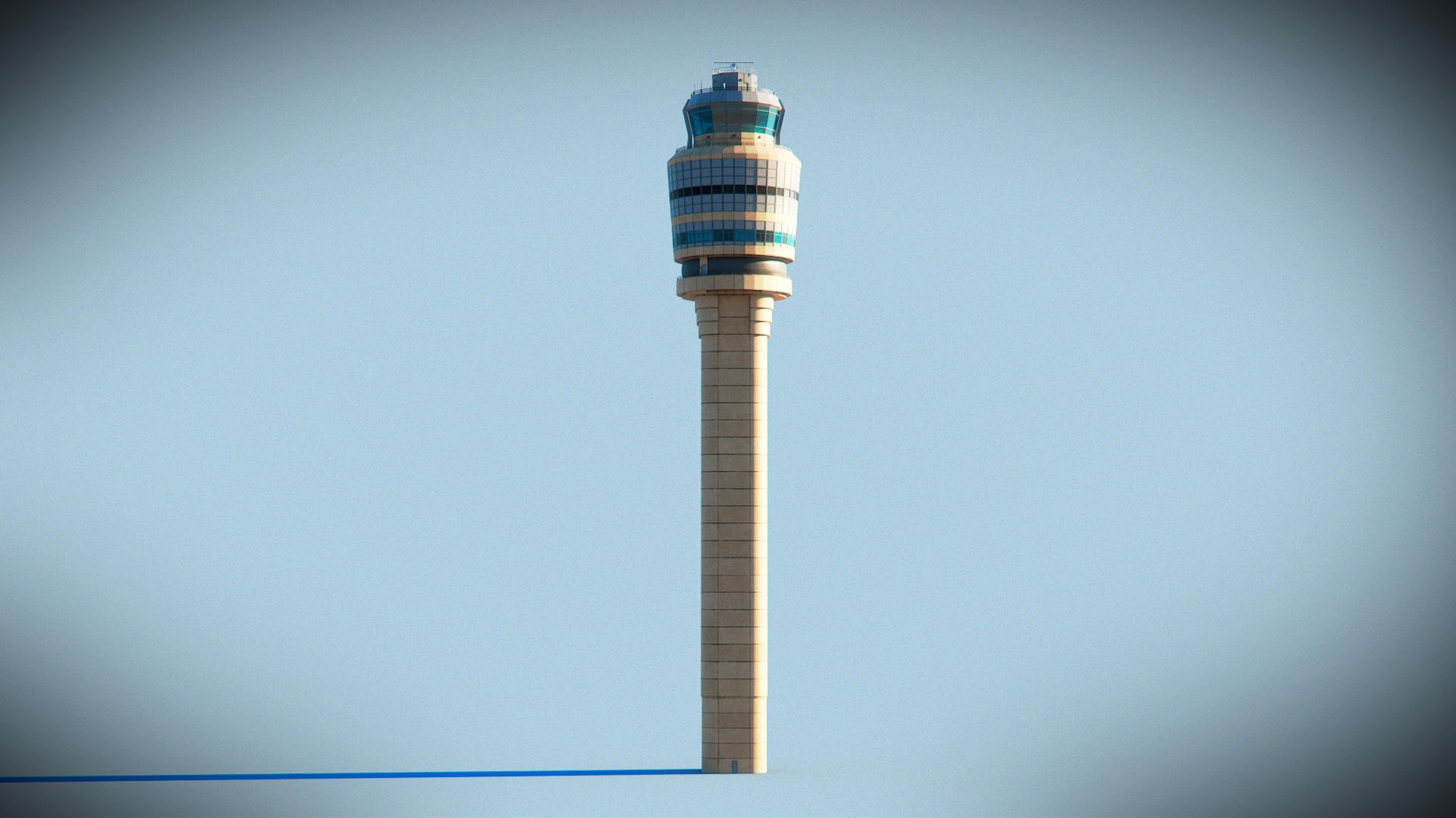 Atlanta Air Control Tower 3D - TurboSquid 1451973