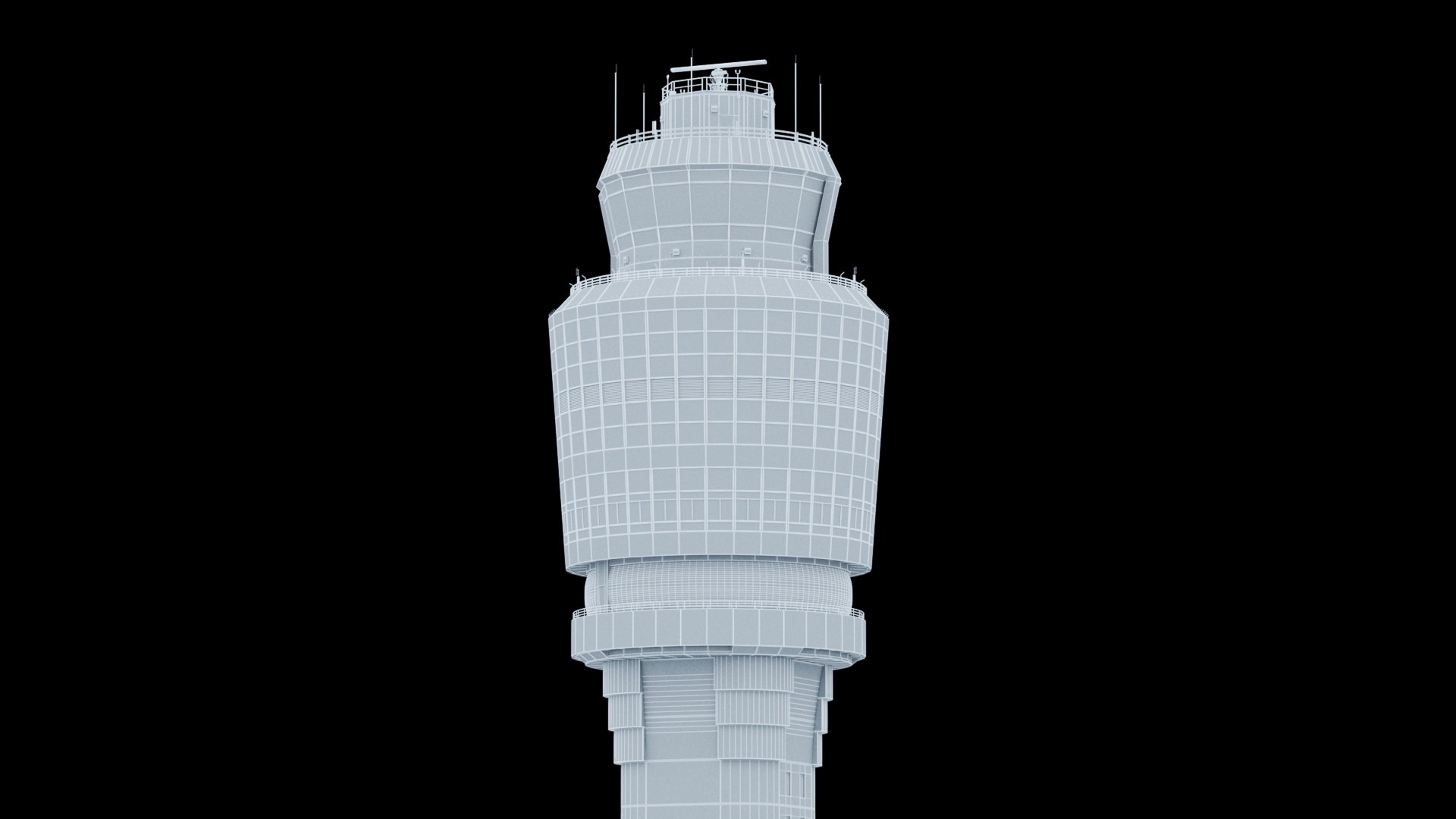Atlanta Air Control Tower 3D - TurboSquid 1451973