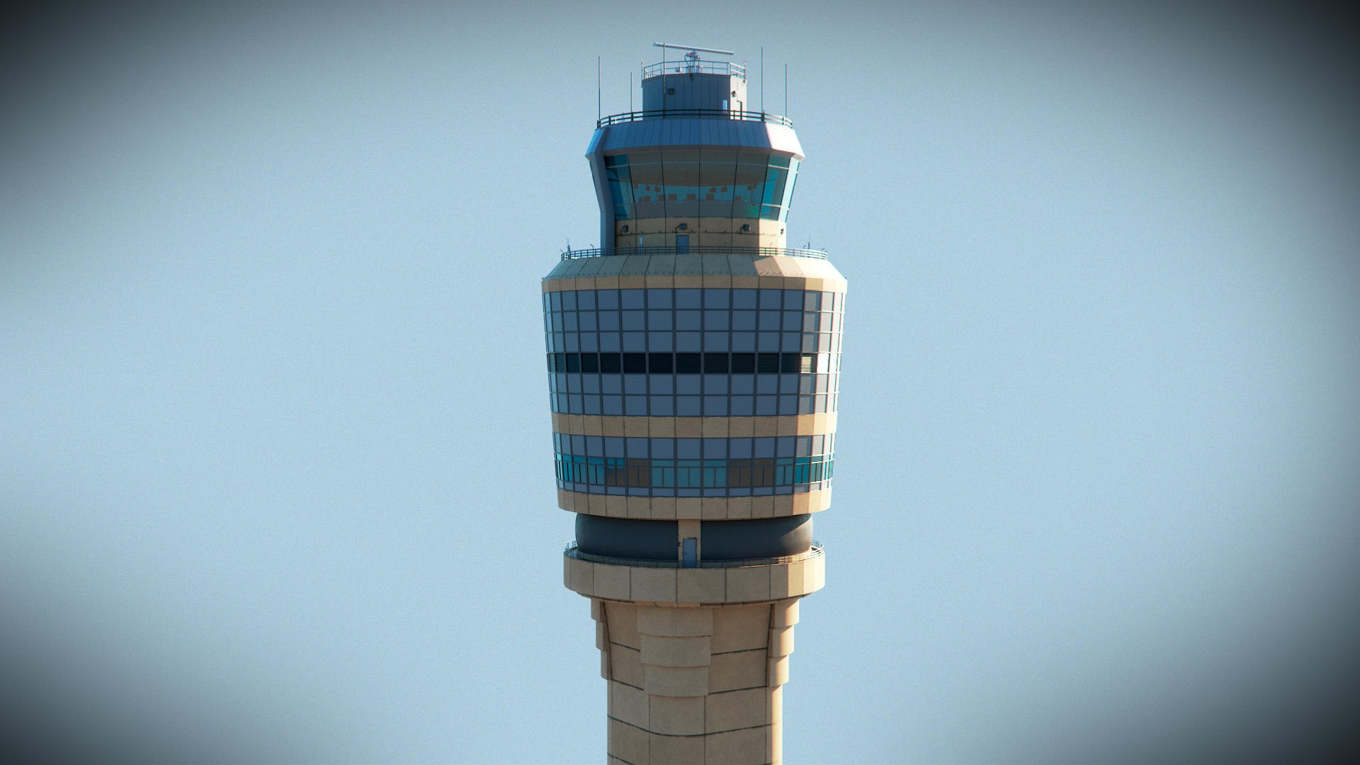 Atlanta Air Control Tower 3D - TurboSquid 1451973