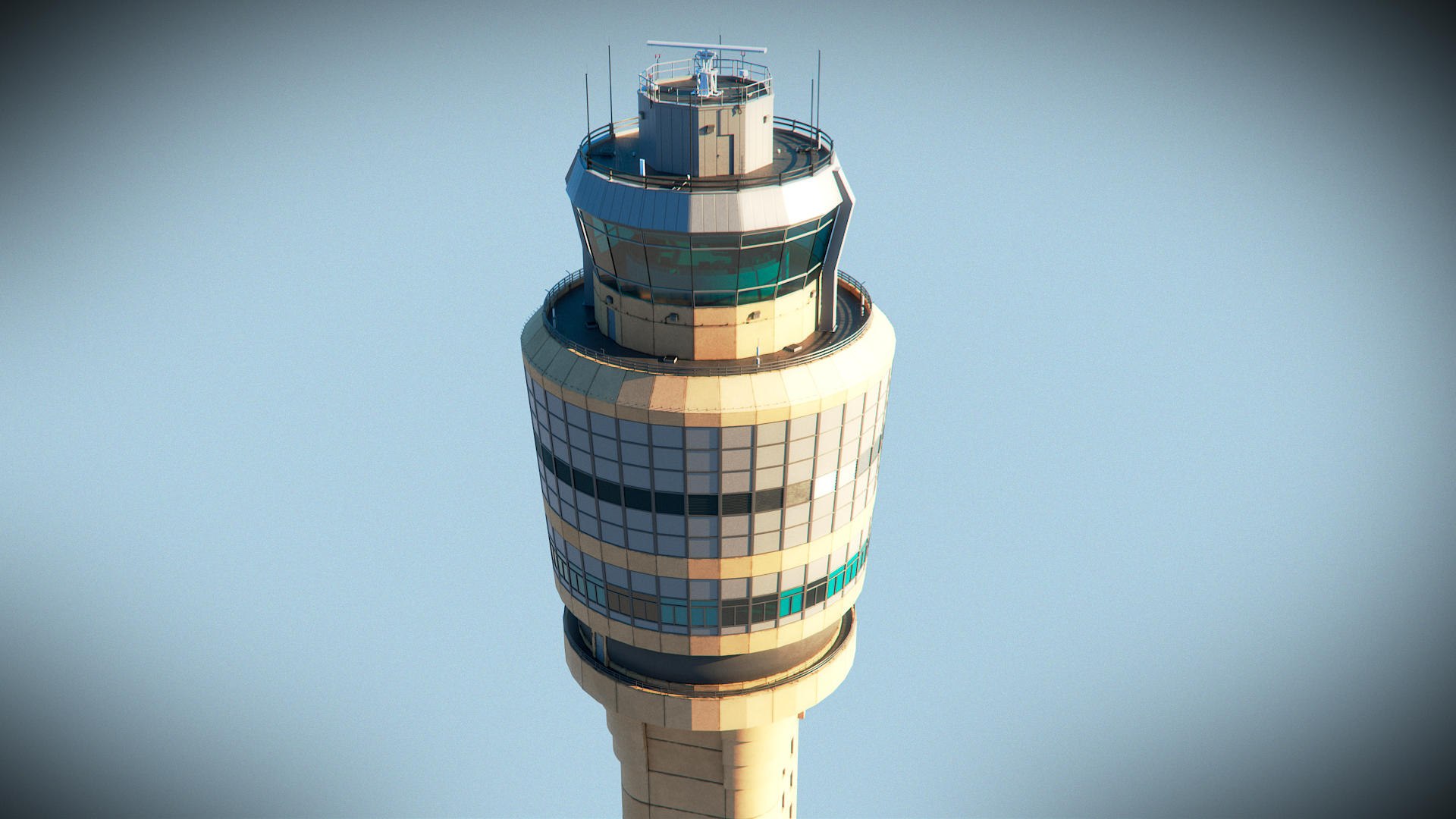 Atlanta Air Control Tower 3D - TurboSquid 1451973