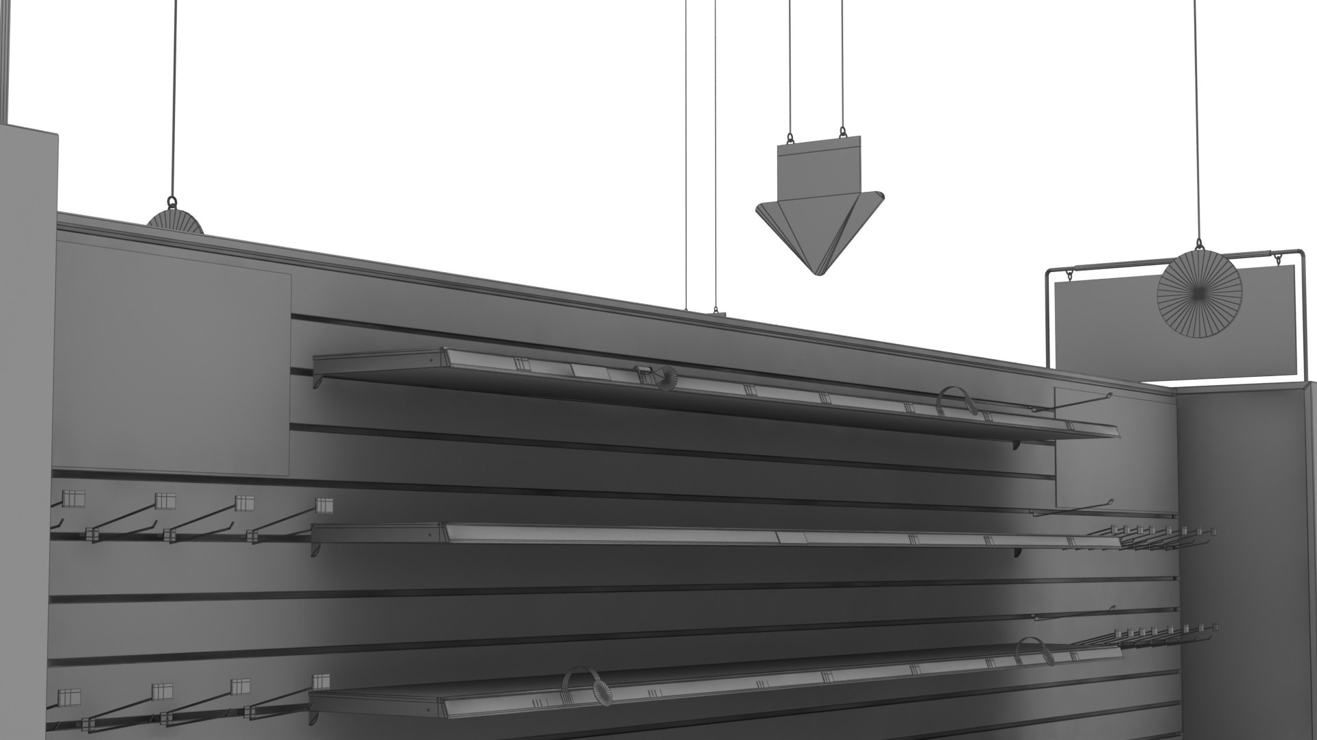 3D Supermarket Rack Model - TurboSquid 2322508