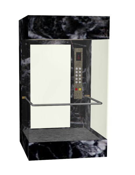 3d elevator model