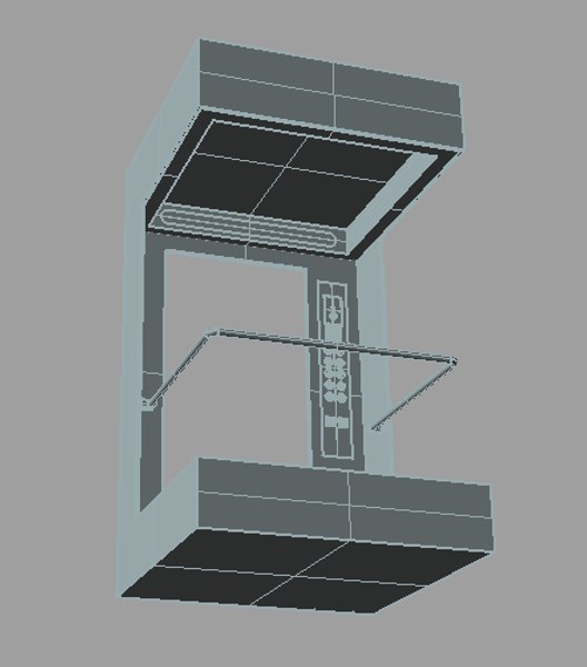 3d elevator model