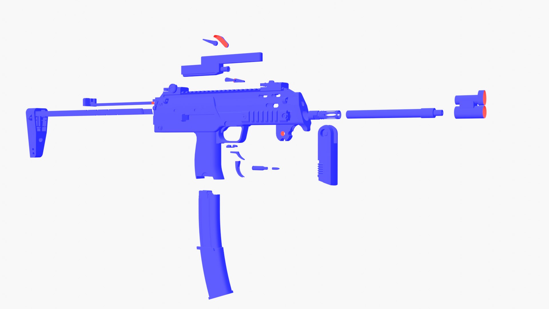 MP7 3D Model - TurboSquid 1739504