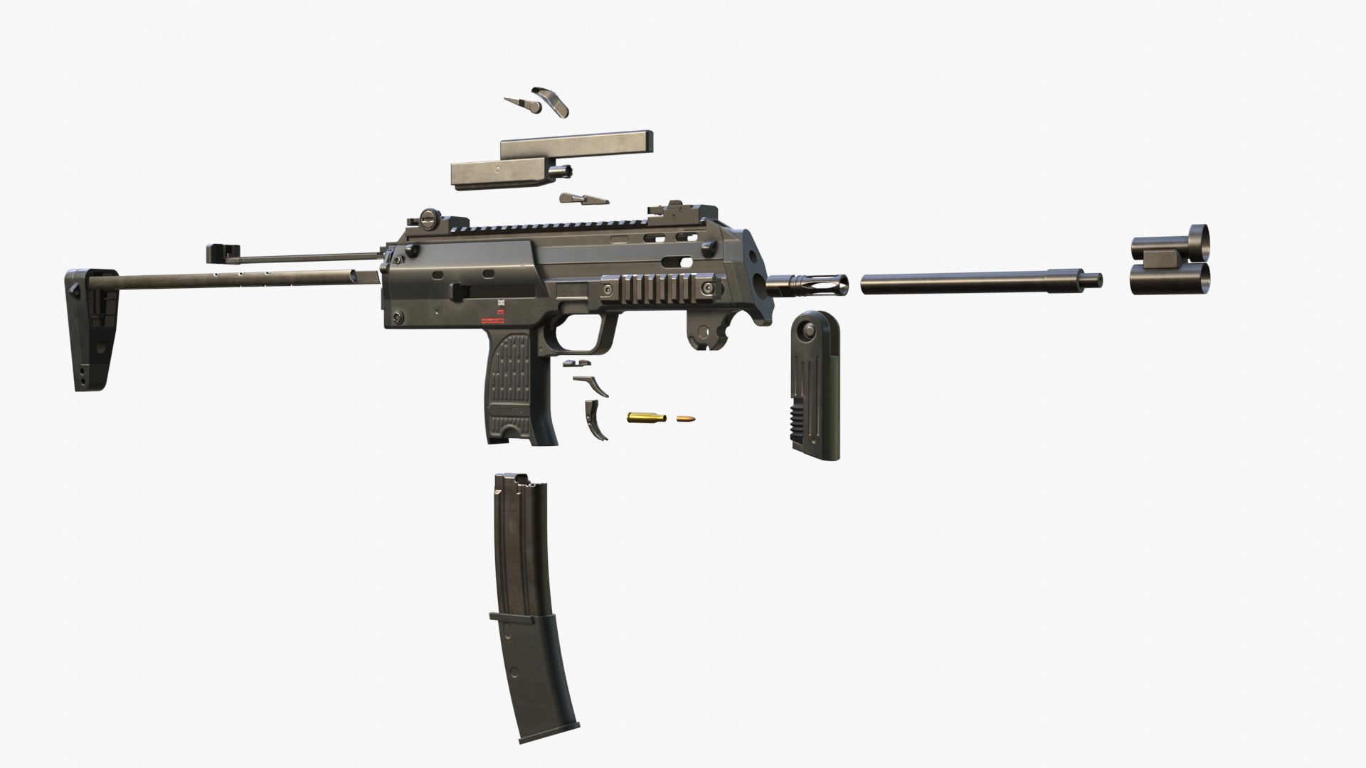 MP7 3D Model - TurboSquid 1739504