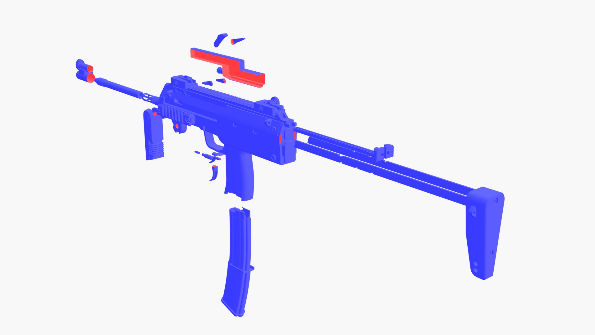 MP7 3D Model - TurboSquid 1739504