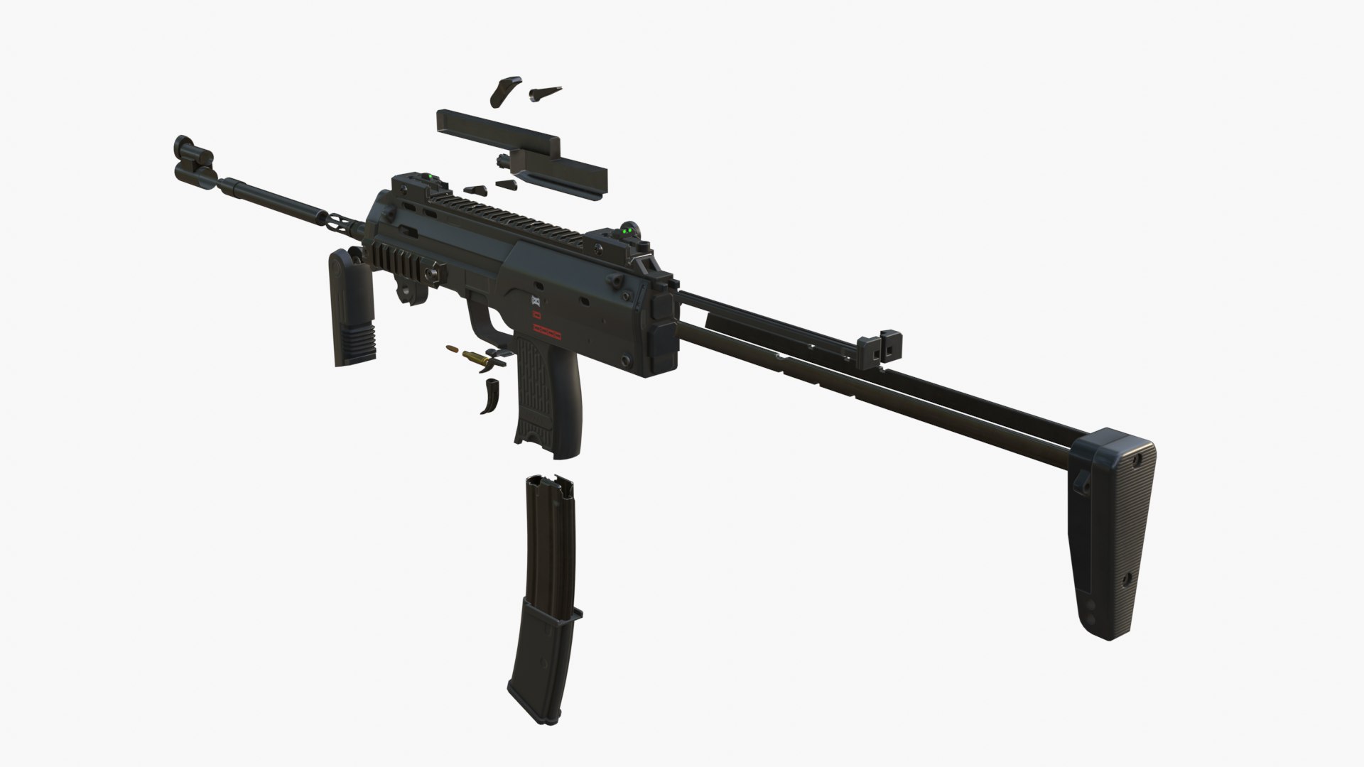 MP7 3D Model - TurboSquid 1739504