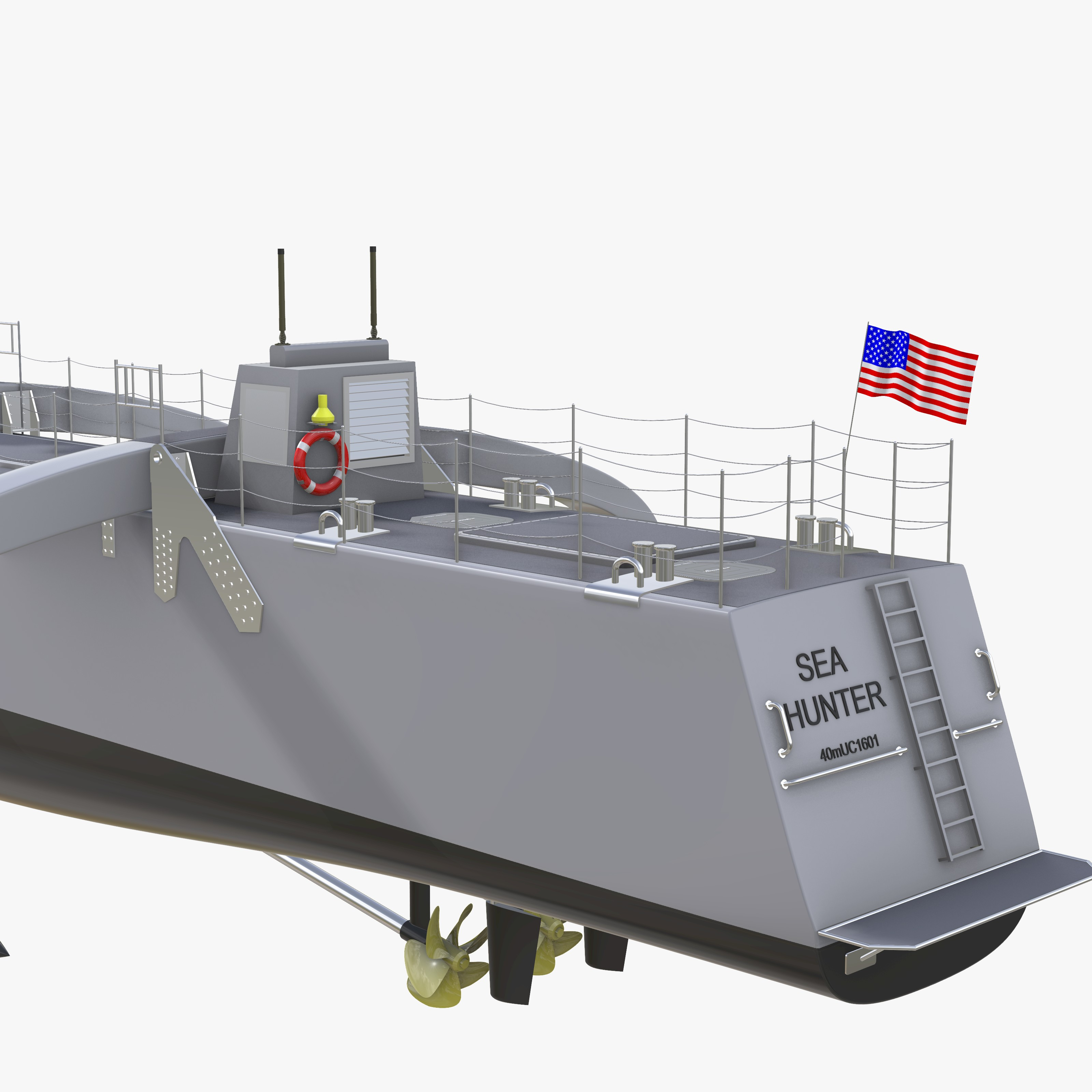 3D trimaran sea hunter actuv - TurboSquid 1415265