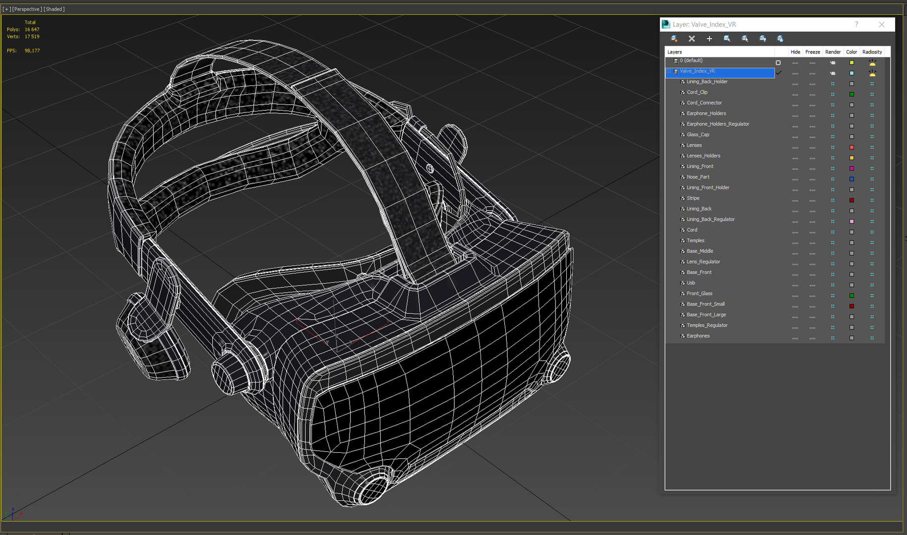 Valve index vr 3D - TurboSquid 1484439