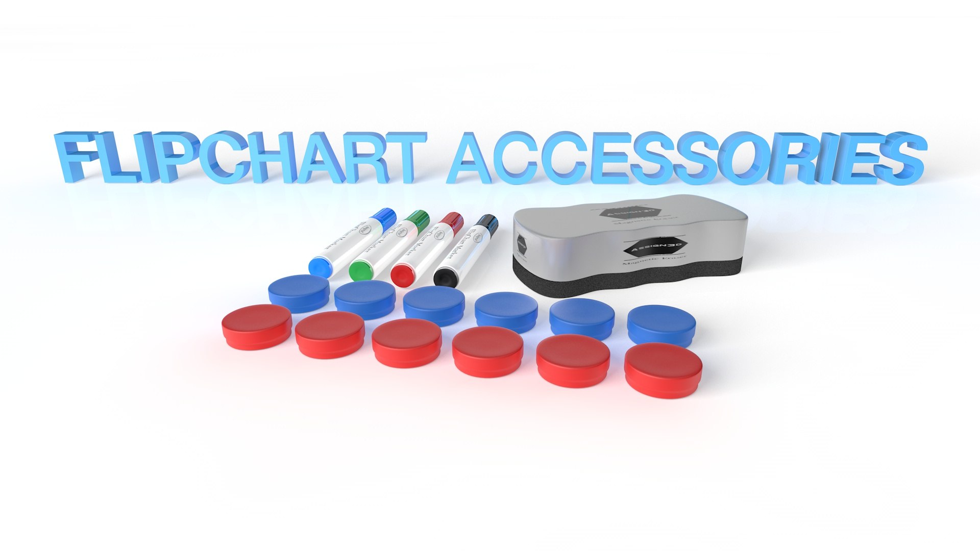 Flipchart Accesoires 3D Model - TurboSquid 1253303