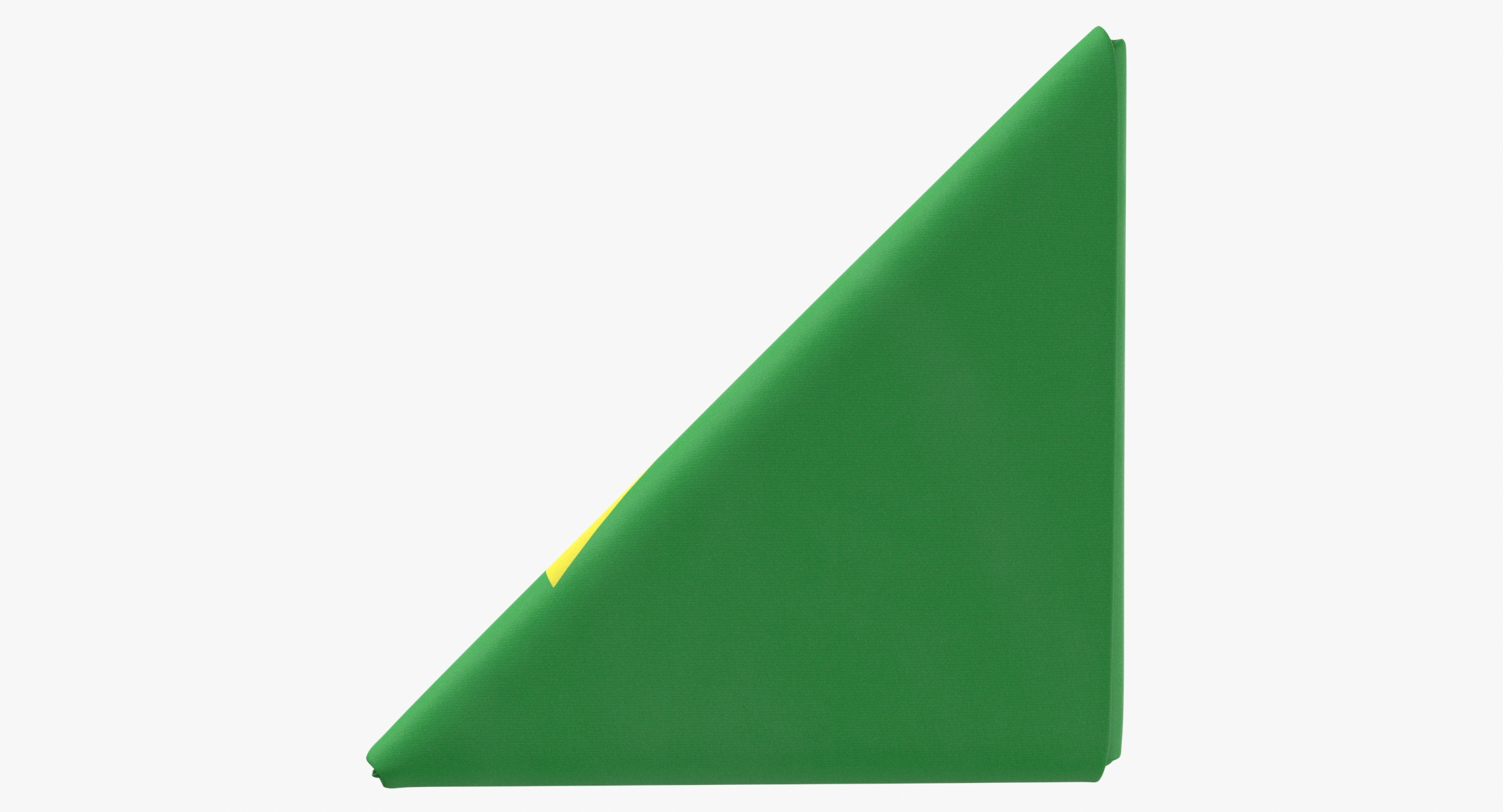 3D flag folded triangle brazil model - TurboSquid 1577401