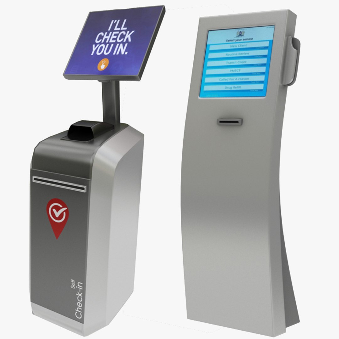 3D Realistic Ticket Machine Self - TurboSquid 1477630