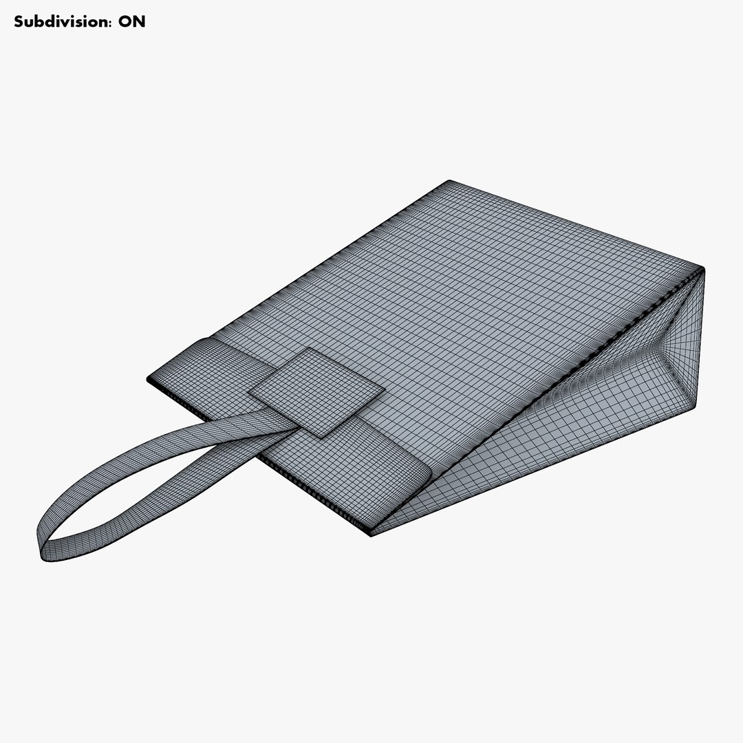 Gift Paper Bag M 1 3D Model - TurboSquid 2118496