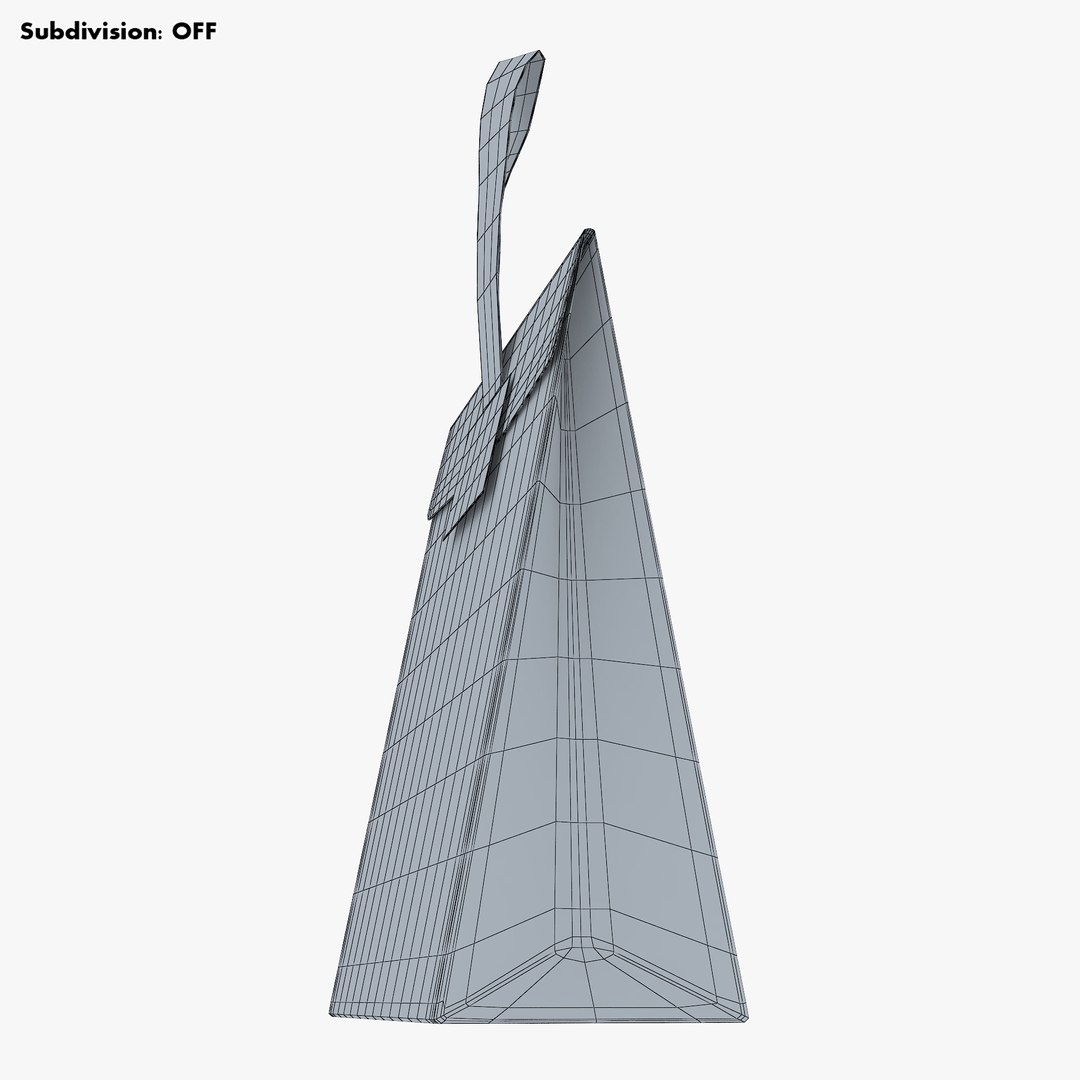 Gift Paper Bag M 1 3D Model - TurboSquid 2118496
