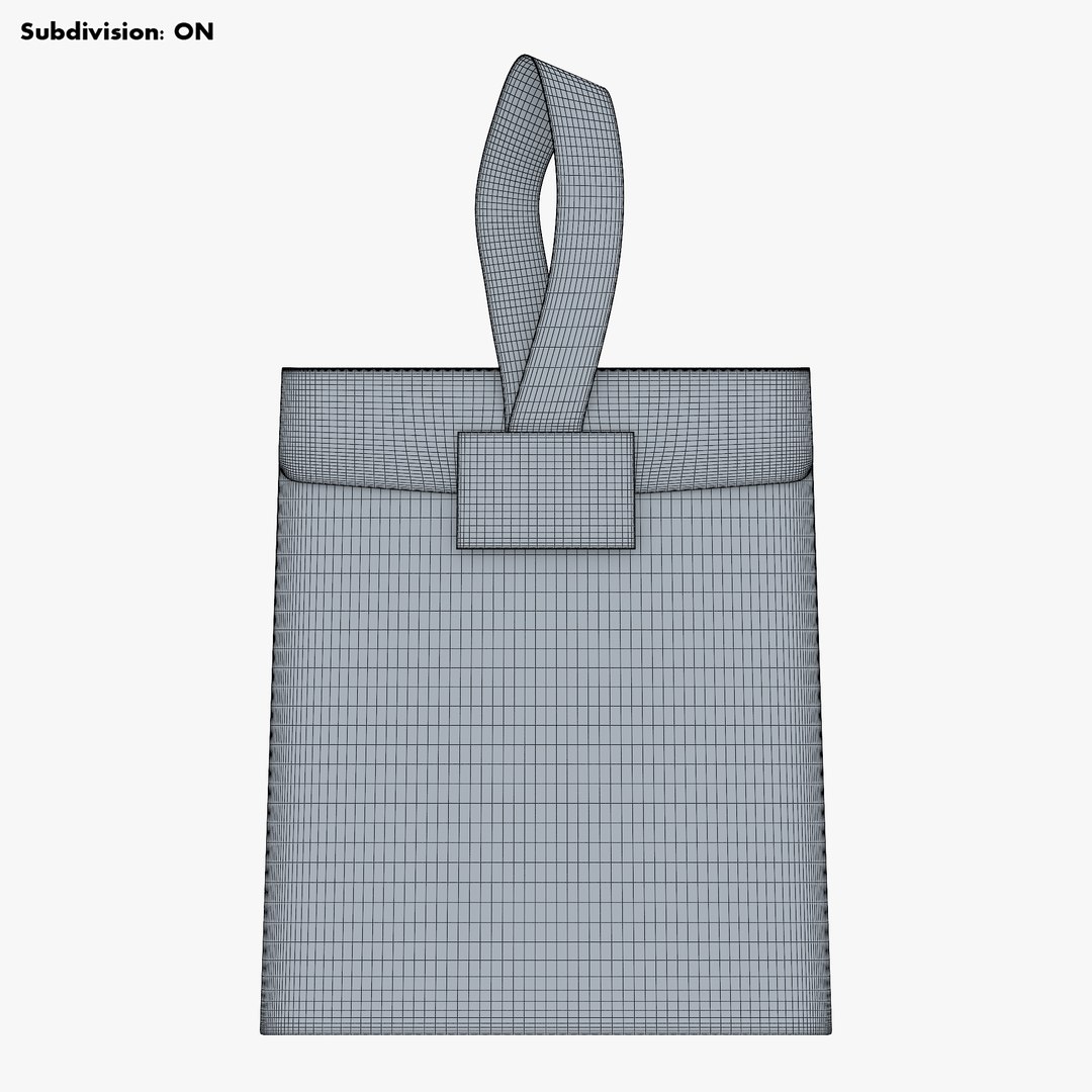 Gift Paper Bag M 1 3D Model - TurboSquid 2118496