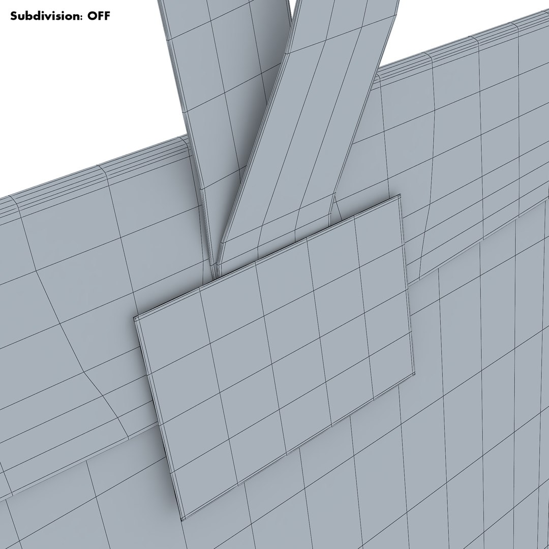 Gift Paper Bag M 1 3D Model - TurboSquid 2118496