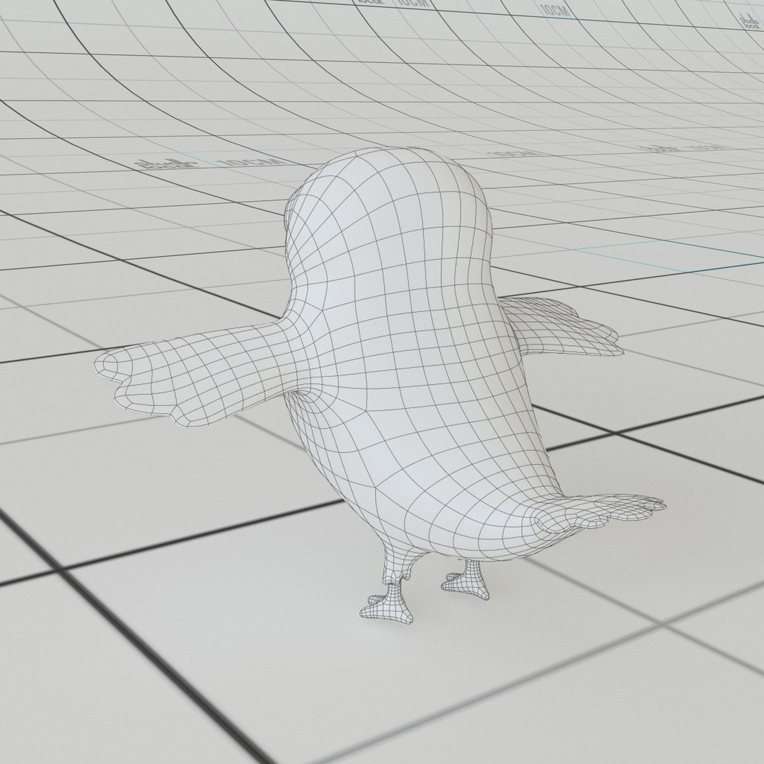 3D Cartoon Bird Rig Model - TurboSquid 1211627